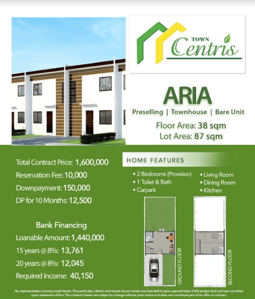 Next Asia Homes Townhouse available in Calamba Laguna - Floor Plans and ...