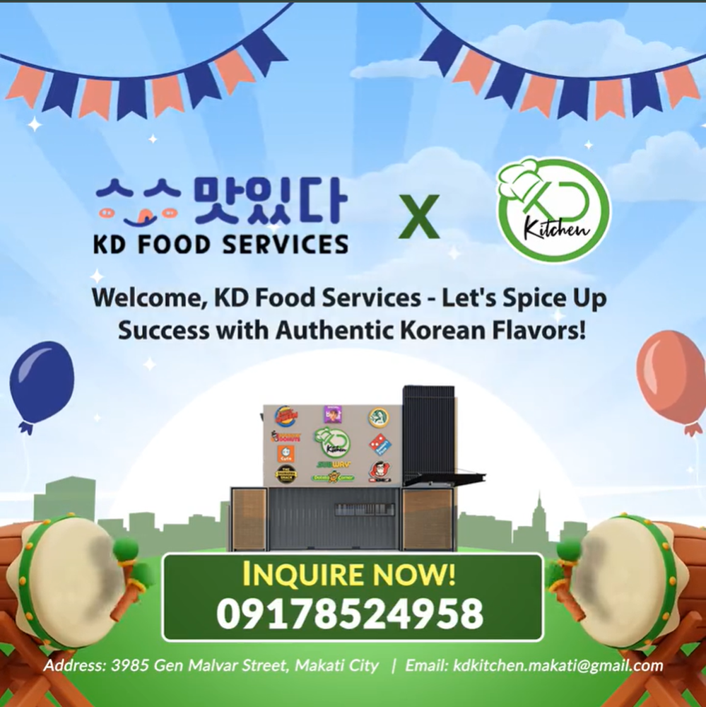 Korean Cuisine Opened at KD Kitchen in Makati City! - Cloud Kitchen Makati