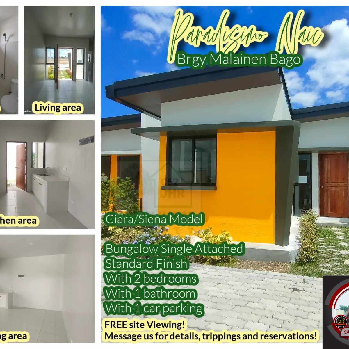 Affordable Bongalow Single Attached 2 Bedroom For Sale in Naic Cavite ...
