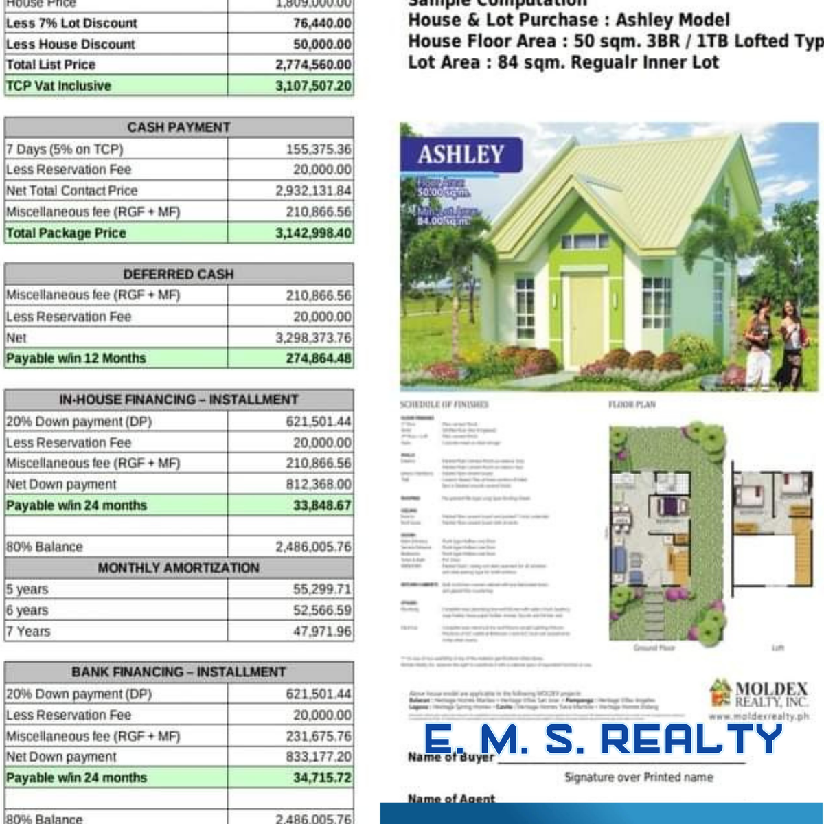 Budget-friendly homes Ashley model Heritage Villas Metrogate San Jose ...