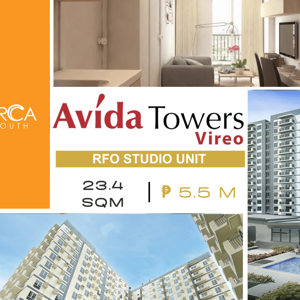 RFO: AVIDA TOWERS VIREO STUDIO UNIT ARCA SOUTH,TAGUIG [Condo 🏙️ ...