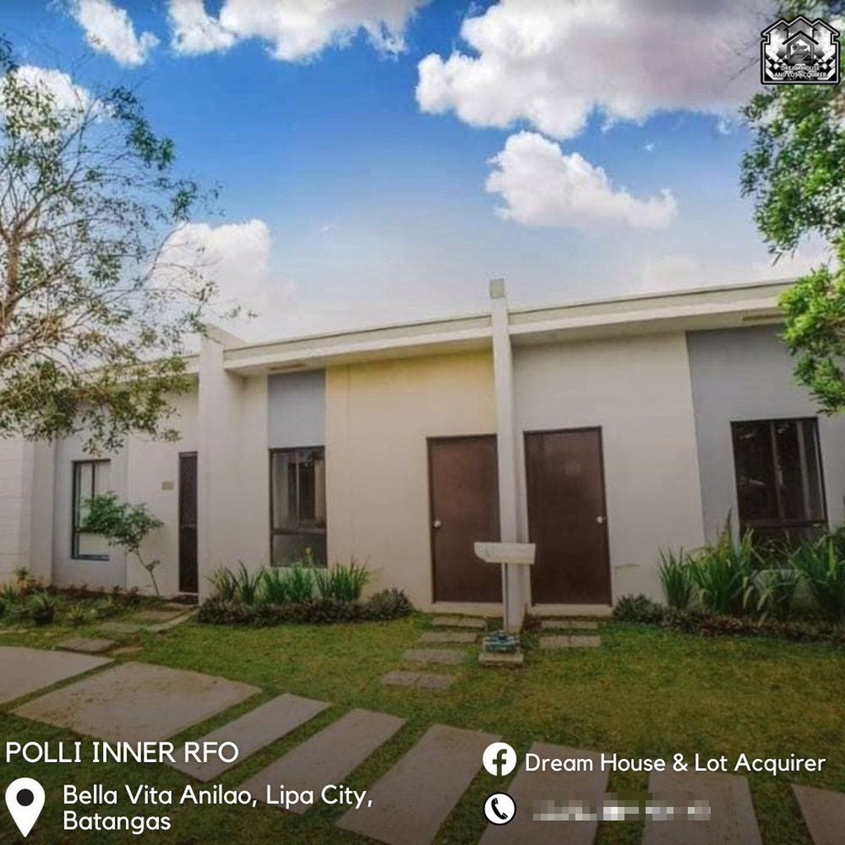 1BR Rowhouse For Sale in Bella Vita Lipa Batangas [House and Lot 🏘️ ...