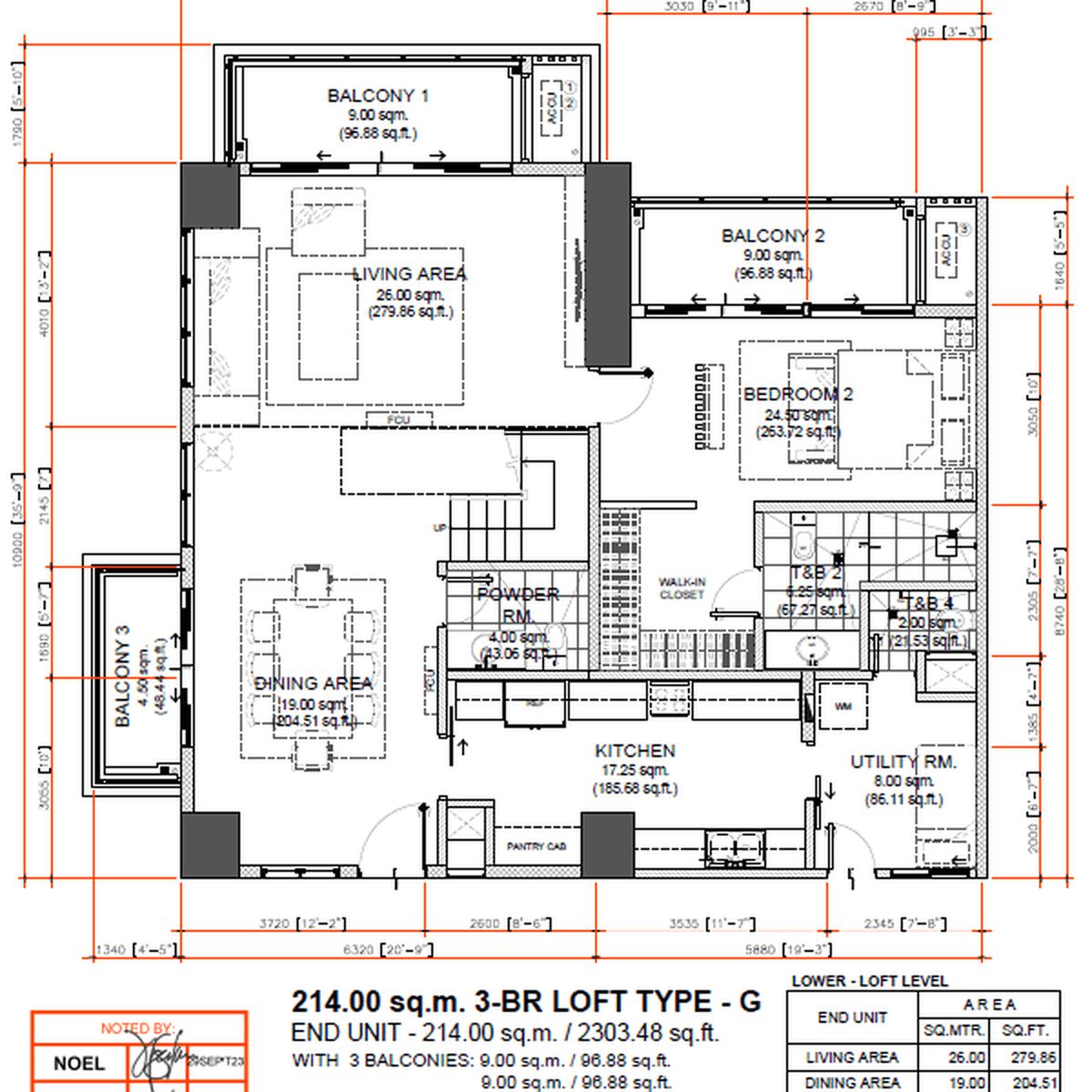 3BR Loft-type unit (236.5sqm) still available in The Erin Heights ...