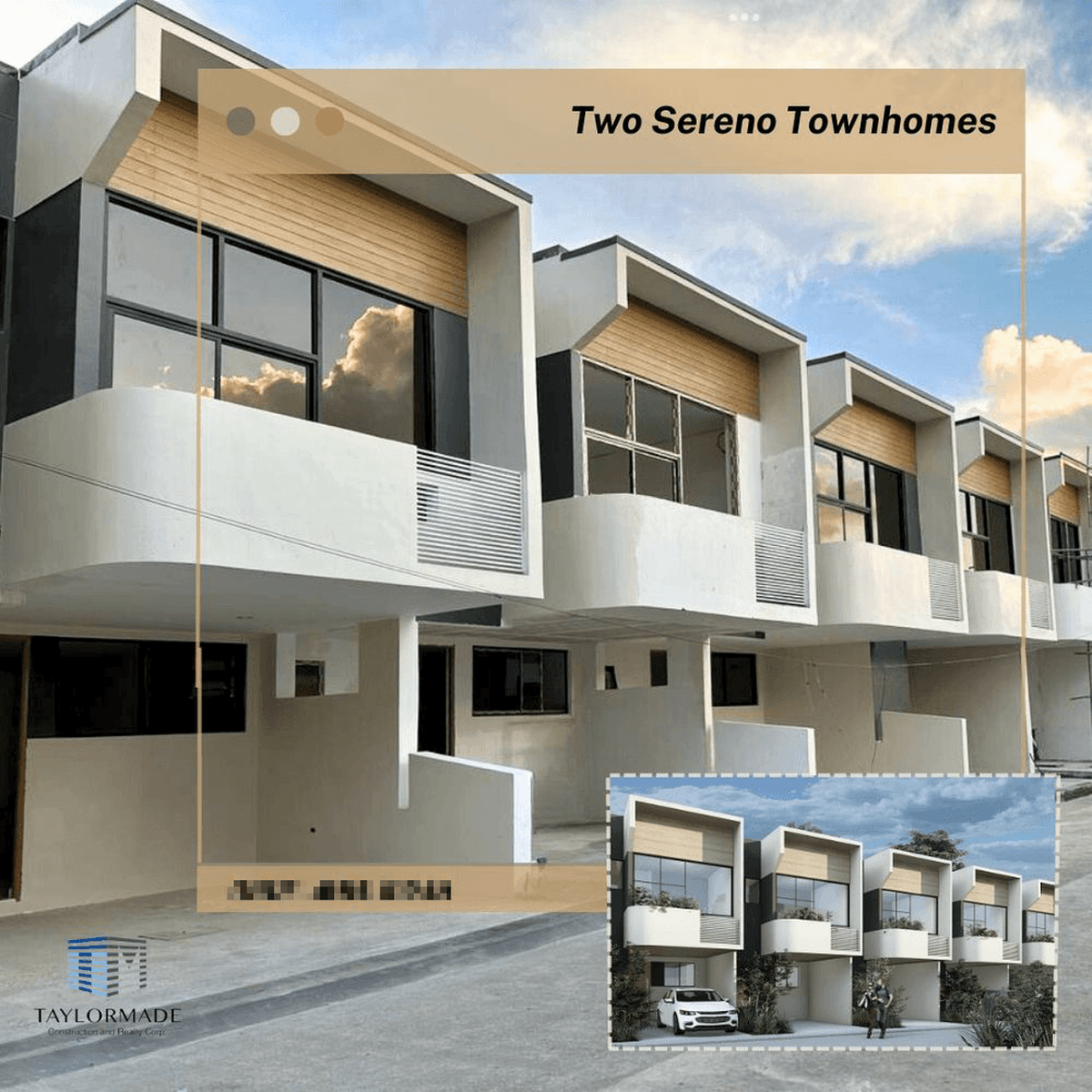 3-bedroom Townhouse For Sale in Antipolo Rizal- TWO SERENO TOWNHOMES [Houses and Lots 🏘️] (June ...