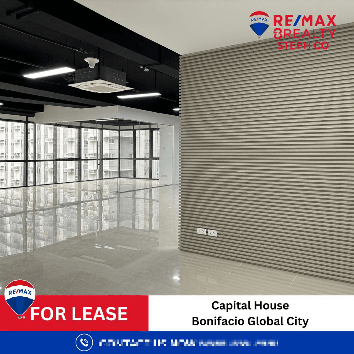 Best Deal! Lease BGC Office 159sqm Capital House, Bonifacio Global ...