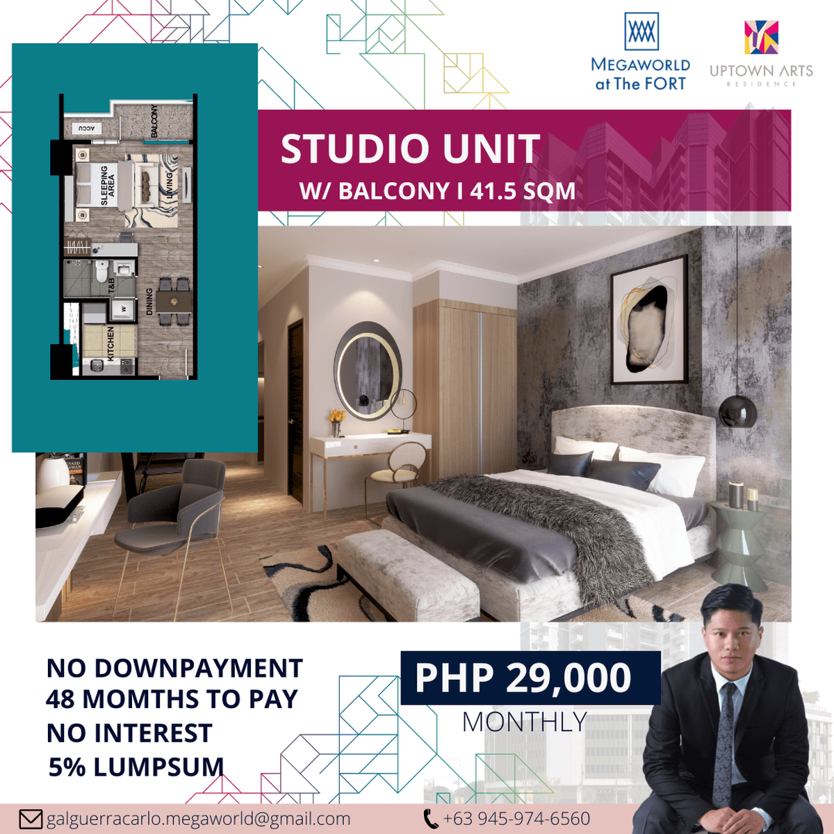 ULTRA HIGH-END STUDIO UNIT IN UPTOWN ARTS RESIDENCE [Condo 🏙️ ...