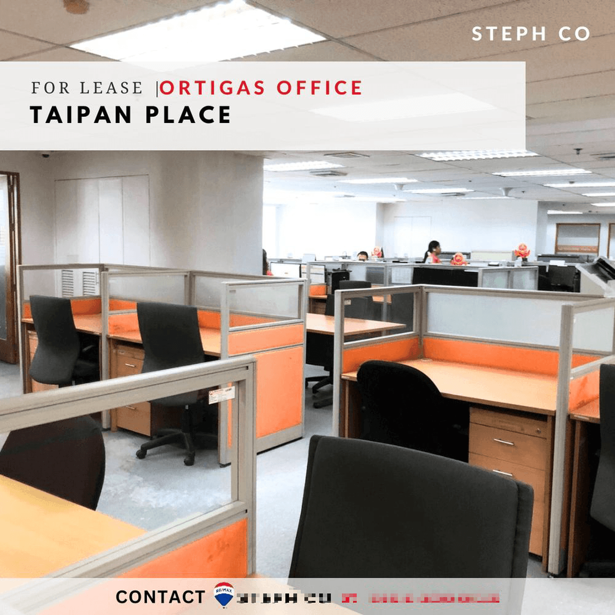 For Lease Office Ortigas Center 380sqm in Taipan Place, Pasig City ...