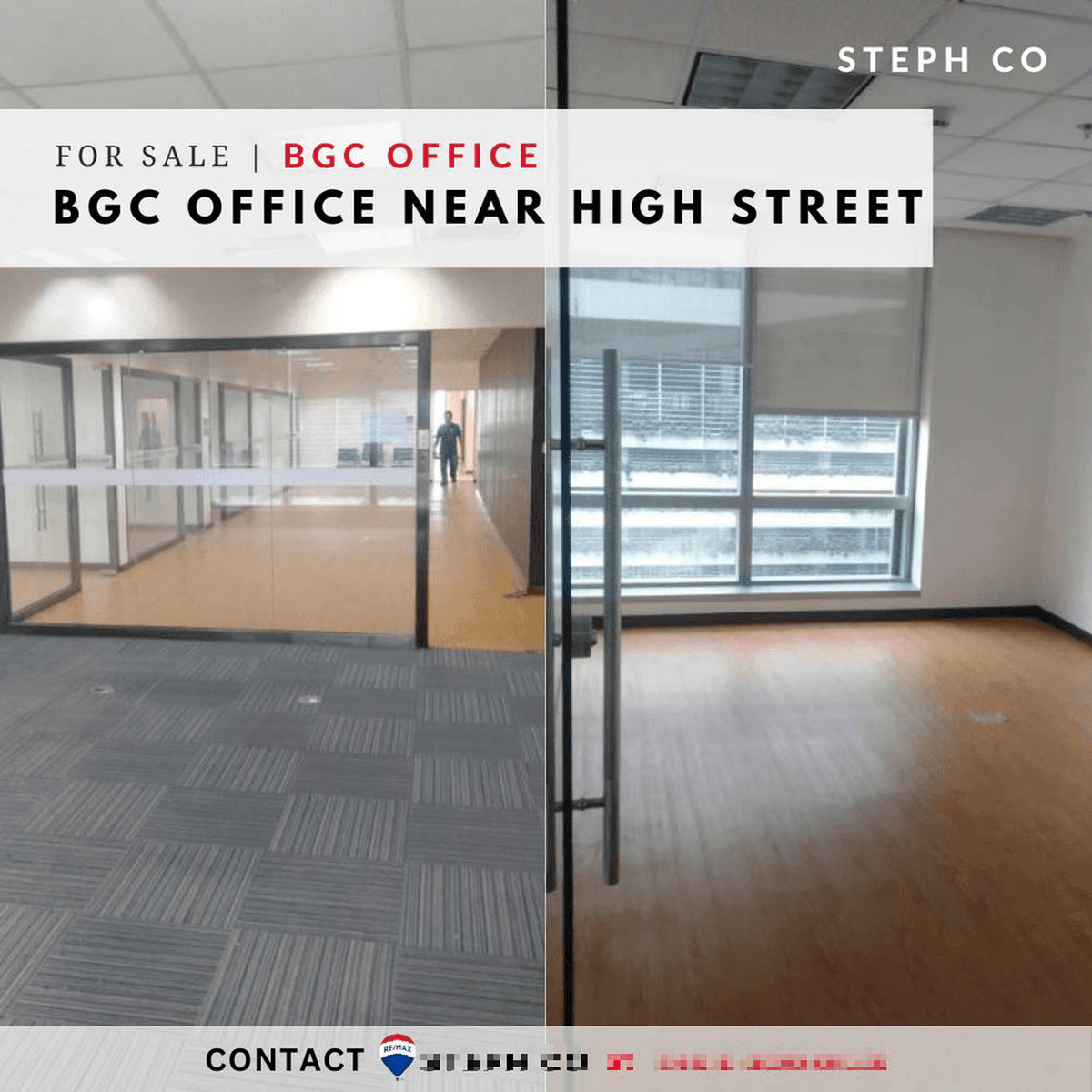 For Rent BGC Office 900 sqm, near High Street, Bonifacio Global City ...