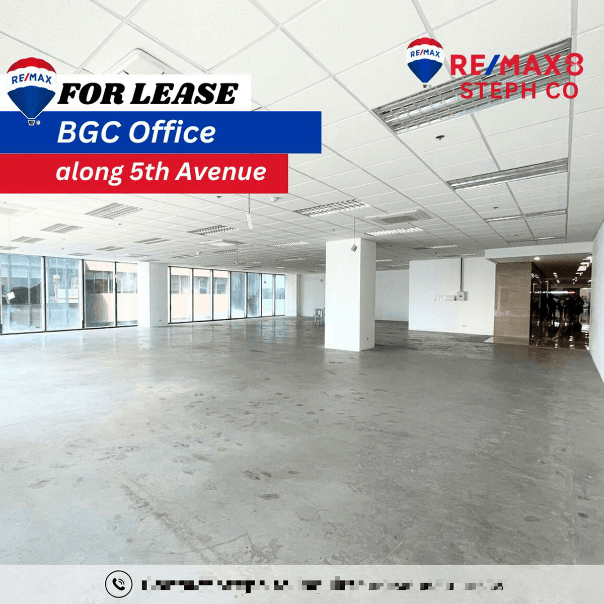For Lease BGC Office 400 sqm, 5th Avenue, Bonifacio Global City ...