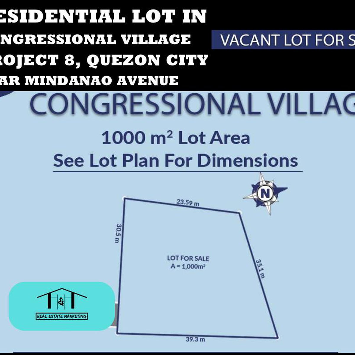 1,000 sqm Residential Lot For Sale in Quezon City / QC Metro Manila ...