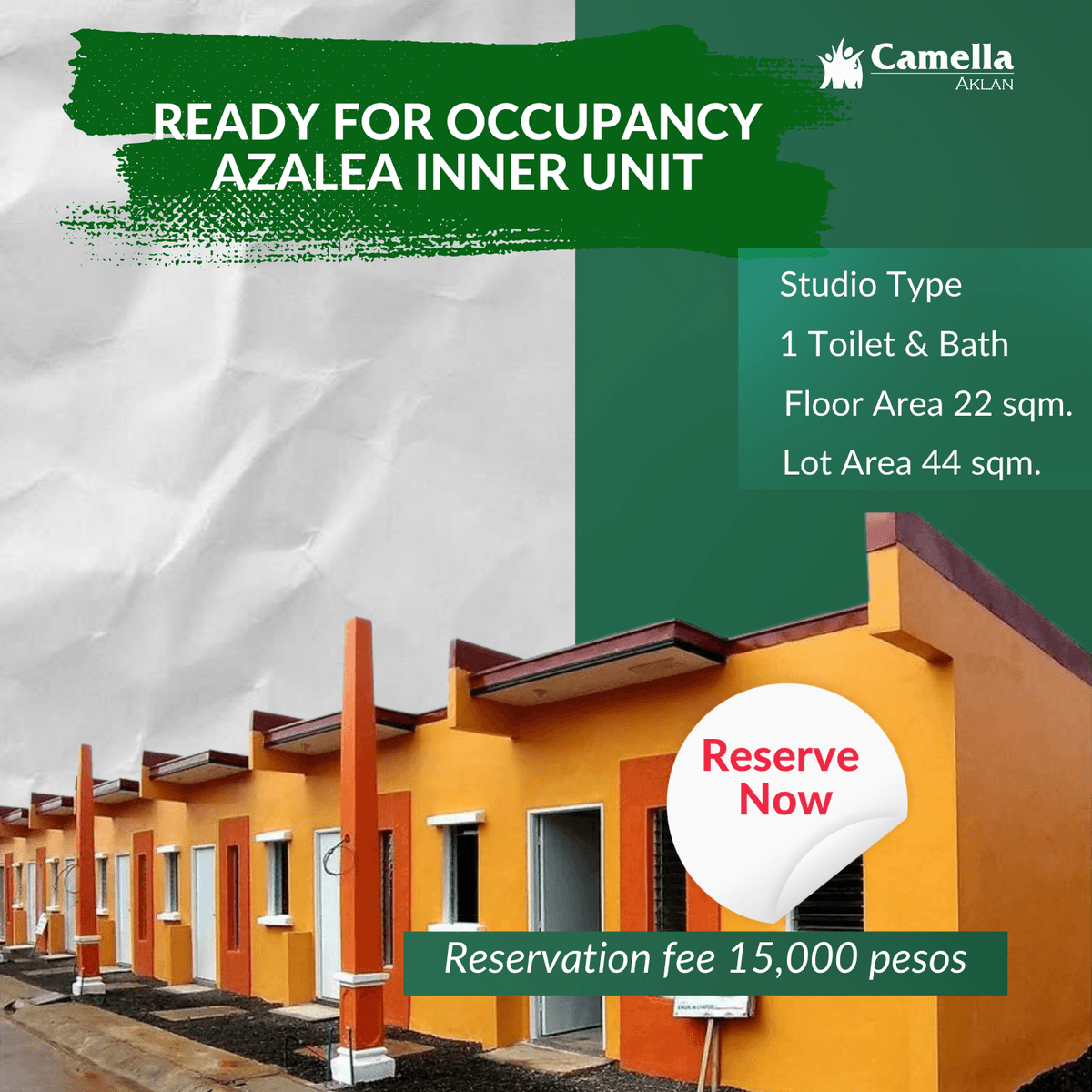 Ready to Move-in Bungalow Azalea Inner Unit in Numancia,Aklan [House ...