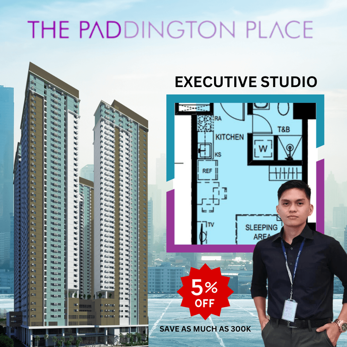 Executive Studio Condo Unit Affordable Near SM Megamall [Condo 🏙️ ...