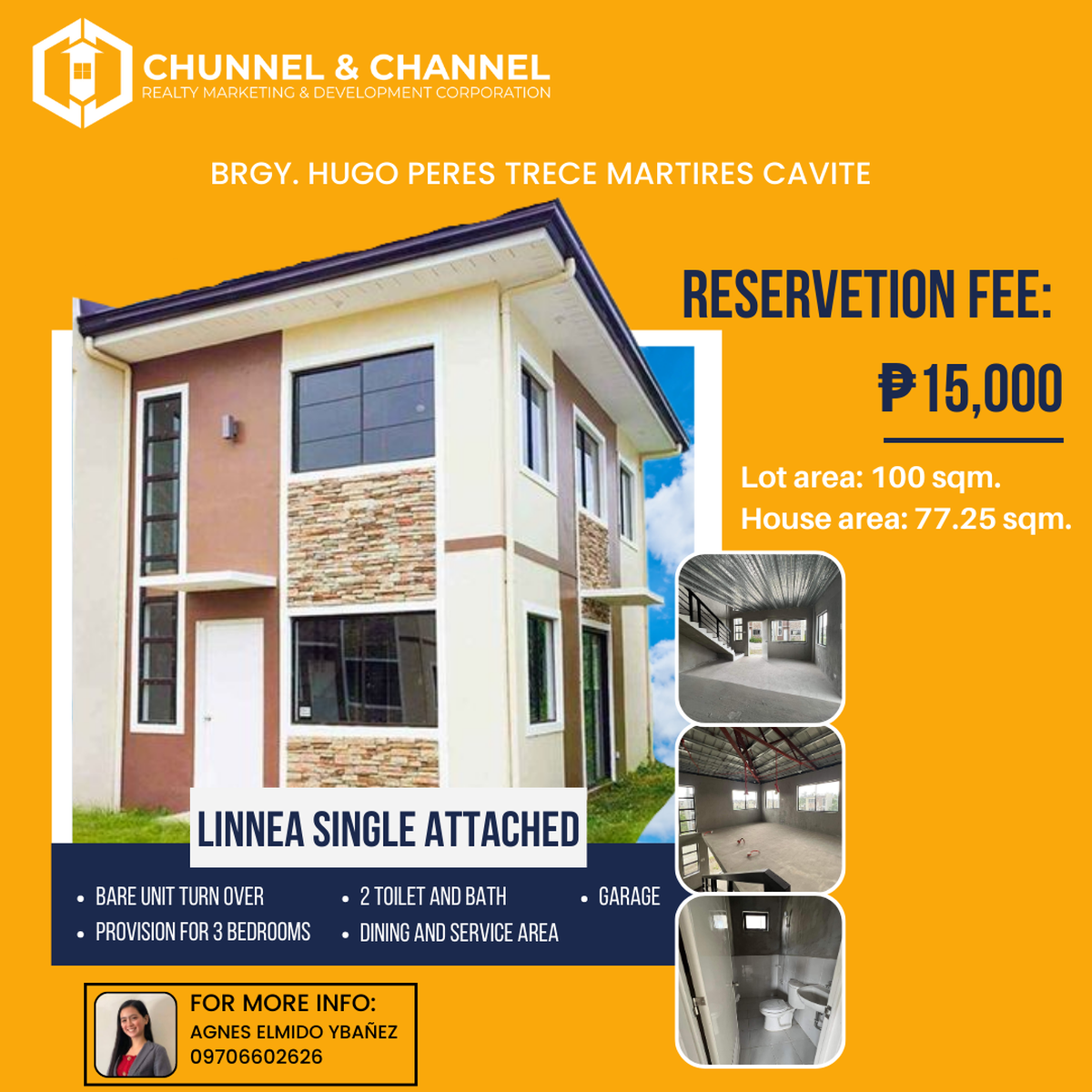 Linnea Single Attached [House and Lot 🏘️] (February 2023) in Trece ...