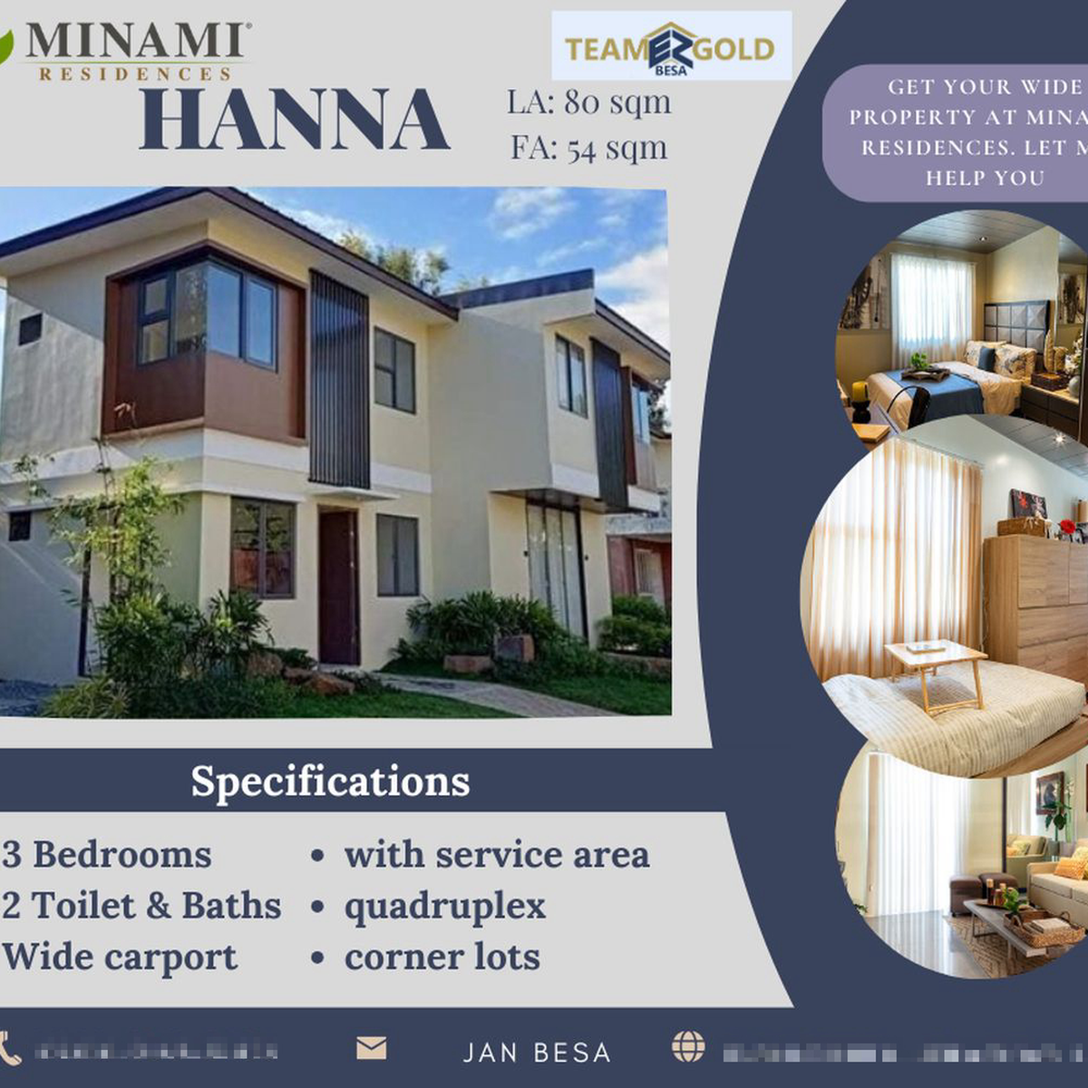 3-bedroom unit House for sale in Minami Residences Cavitr [House and ...