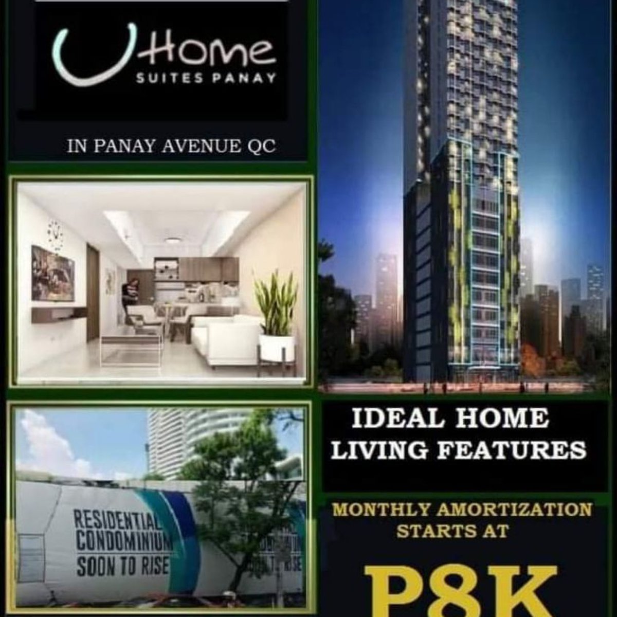 UHOME SUITE PANAY_8000 /Month [Condo 🏙️] (November 2021) in Quezon City ...