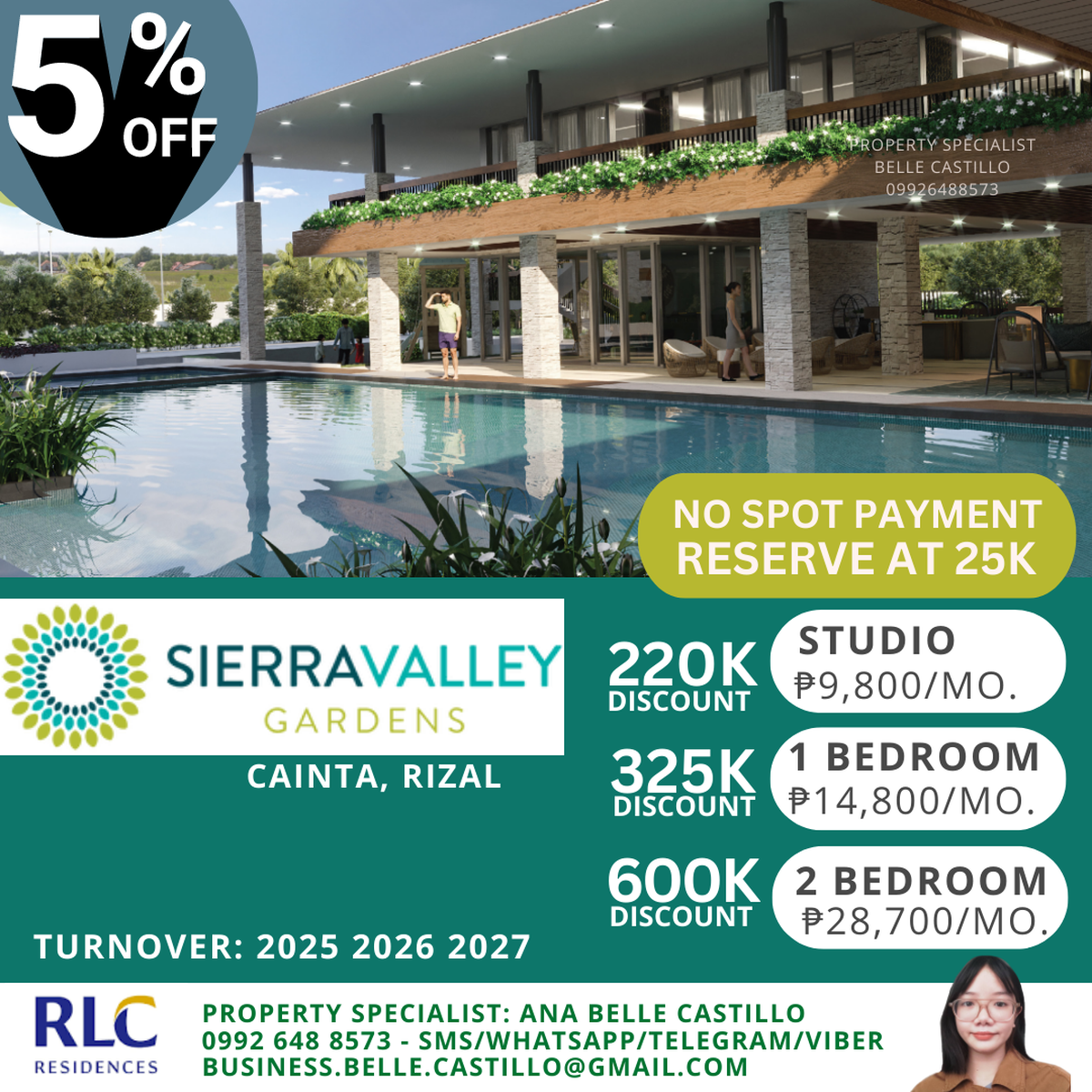 2 Bedroom Sierra Valley Garden Cainta Rizal [Condo 🏙️] (February 2023 ...