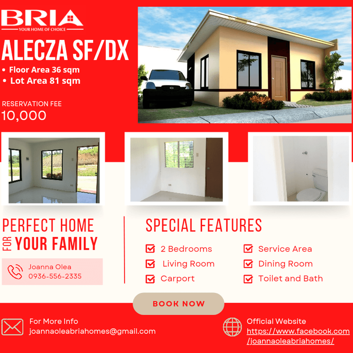 Alecza sf bria homes [House and Lot 🏘️] (February 2022) in Balayan ...