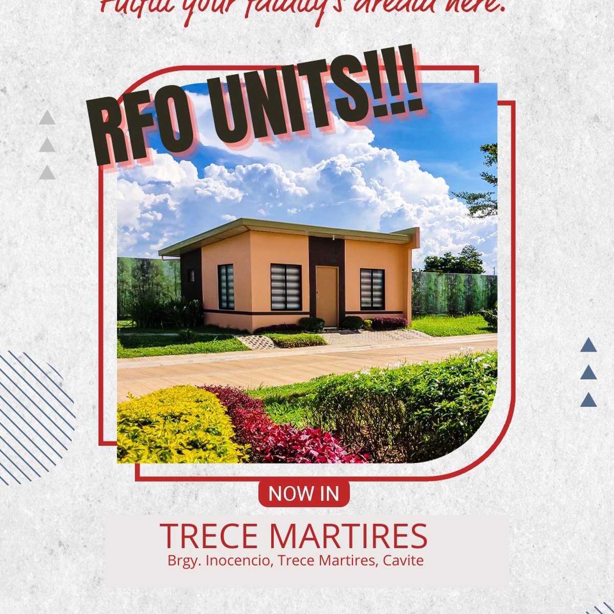 Readt For Occupancy Units @ Bria Homes Trece Martirez [House and Lot 🏘️ ...