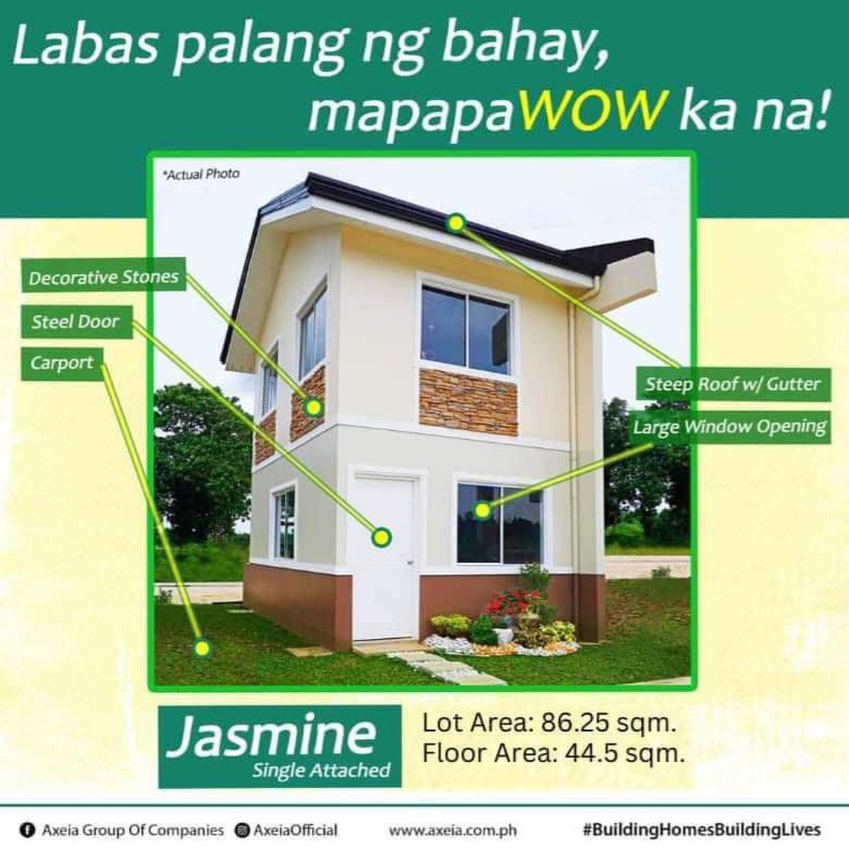 Affordable House & Lot For Sale! Pre-Selling 2-Storey Jasmine Single ...