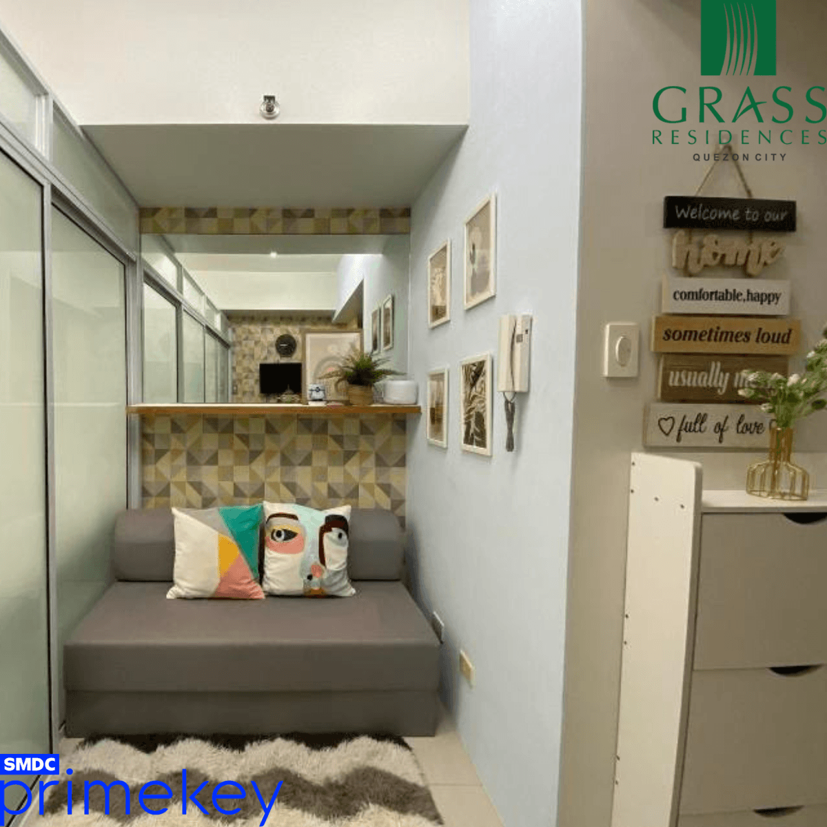 Fully Furnished 1Bedroom Unit For Lease At SMDC The Grass Residences ...