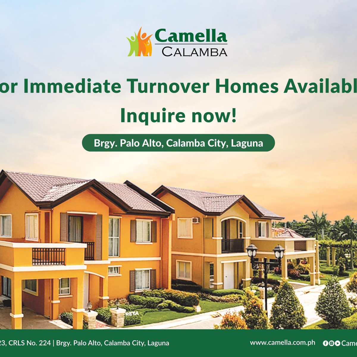 For Immediate Turnover Homes Available in Camella Calamba ! [House and ...