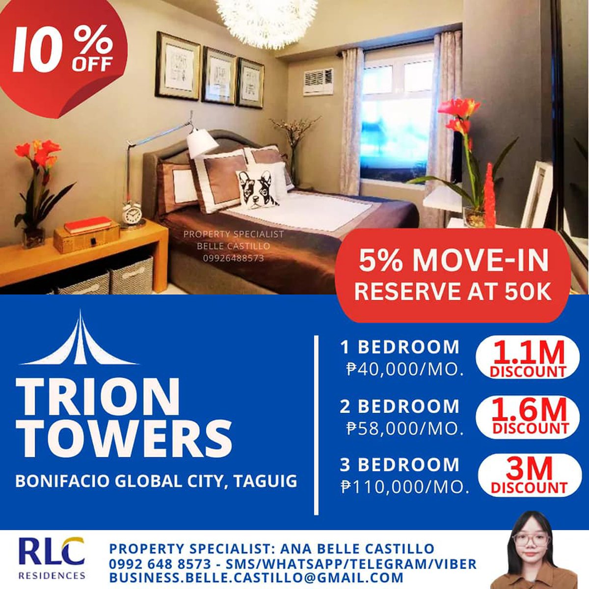 1 Bedroom Trion BGC Taguig [Condo 🏙️] (January 2023) in BGC / Bonifacio ...