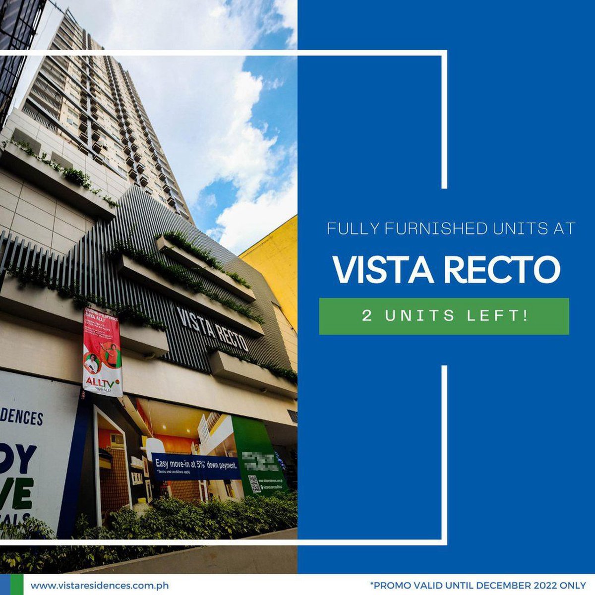 READY FOR OCCUPANCY CONDO UNIT IN RECTO, MANILA [Condo 🏙️] (March 2023 ...