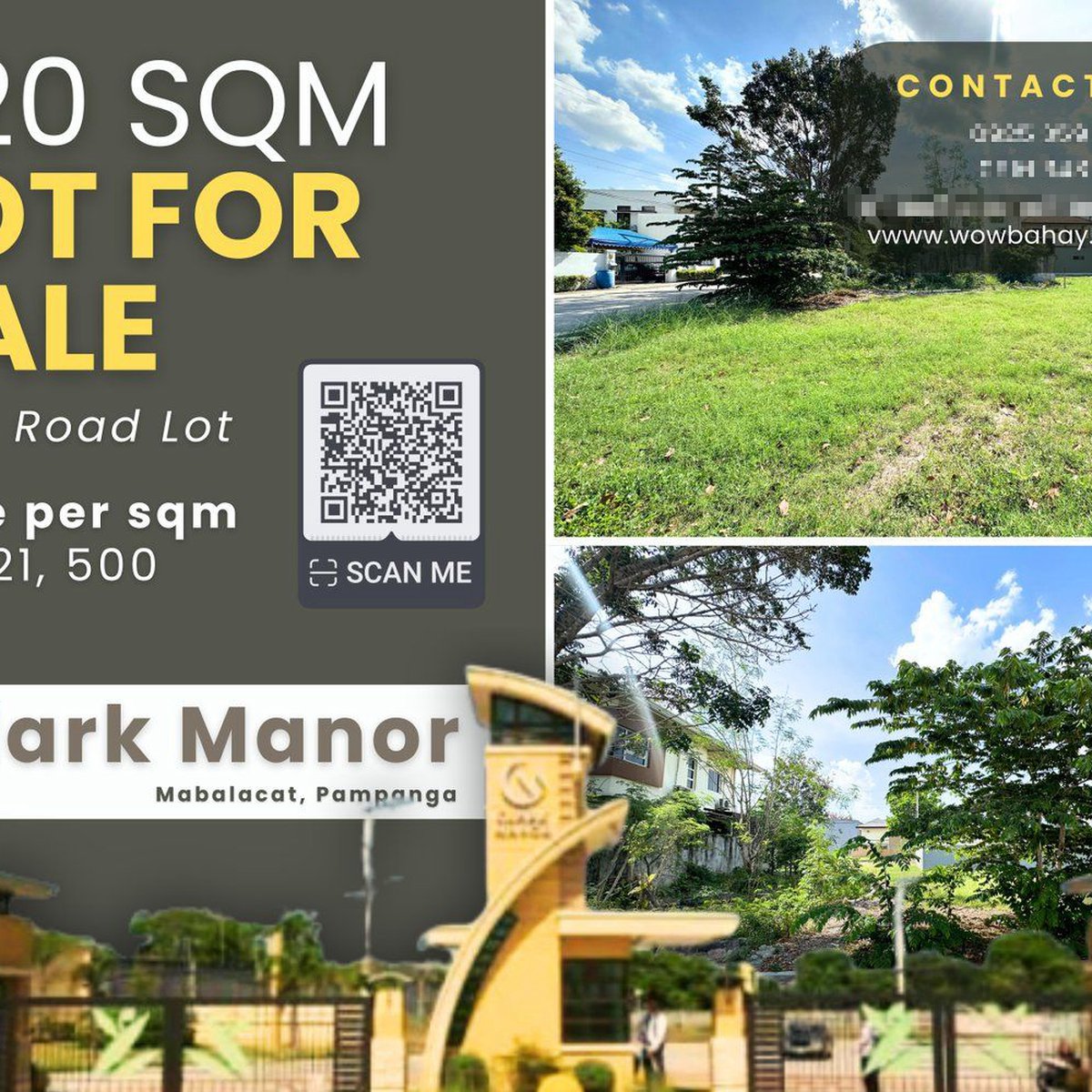 320 sqm Residential Lot For Sale in Clark Manor, Pampanga [Lot 🚜] (May ...