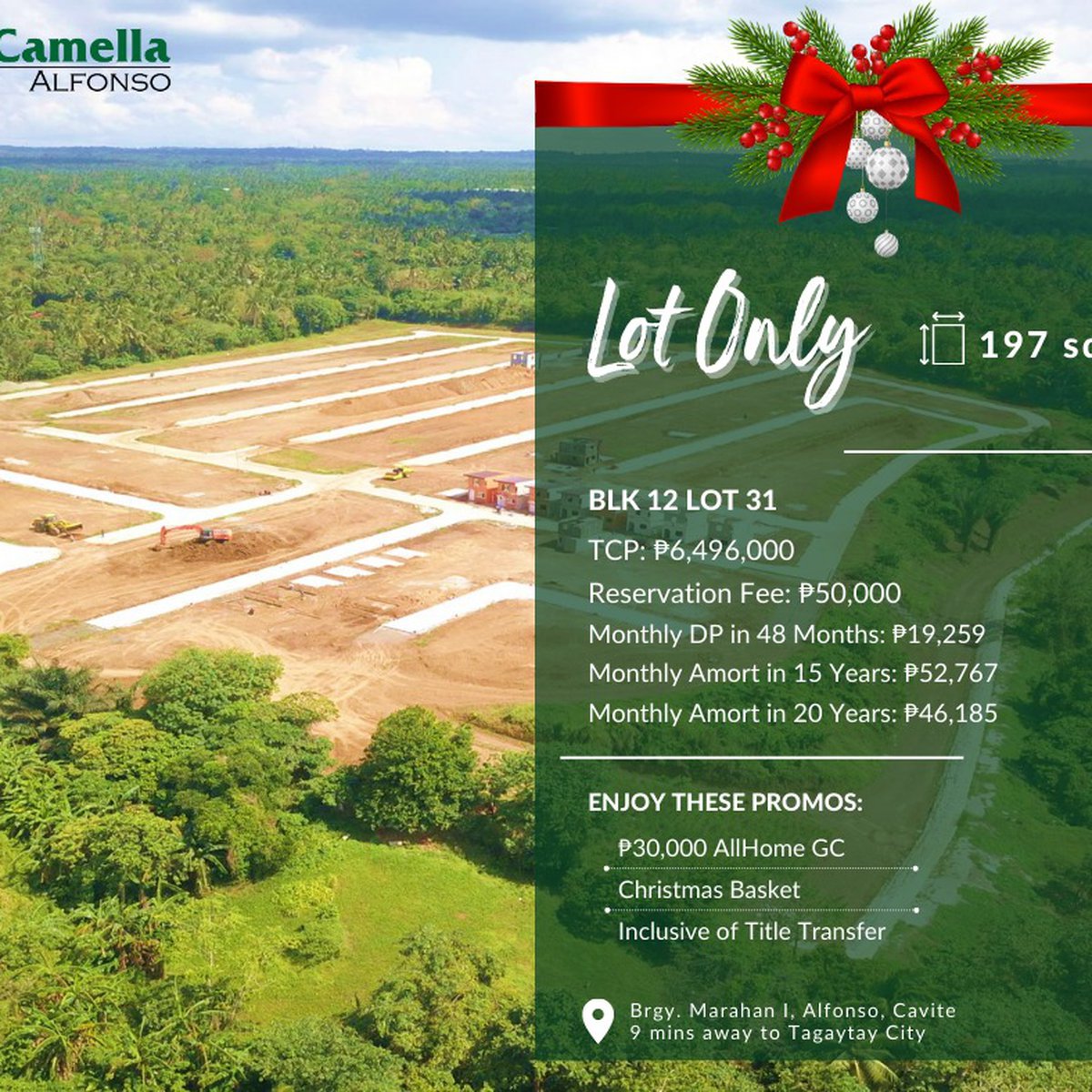 197 sqm Residential Lot For Sale in Alfonso Cavite [Lot 🚜] (December ...