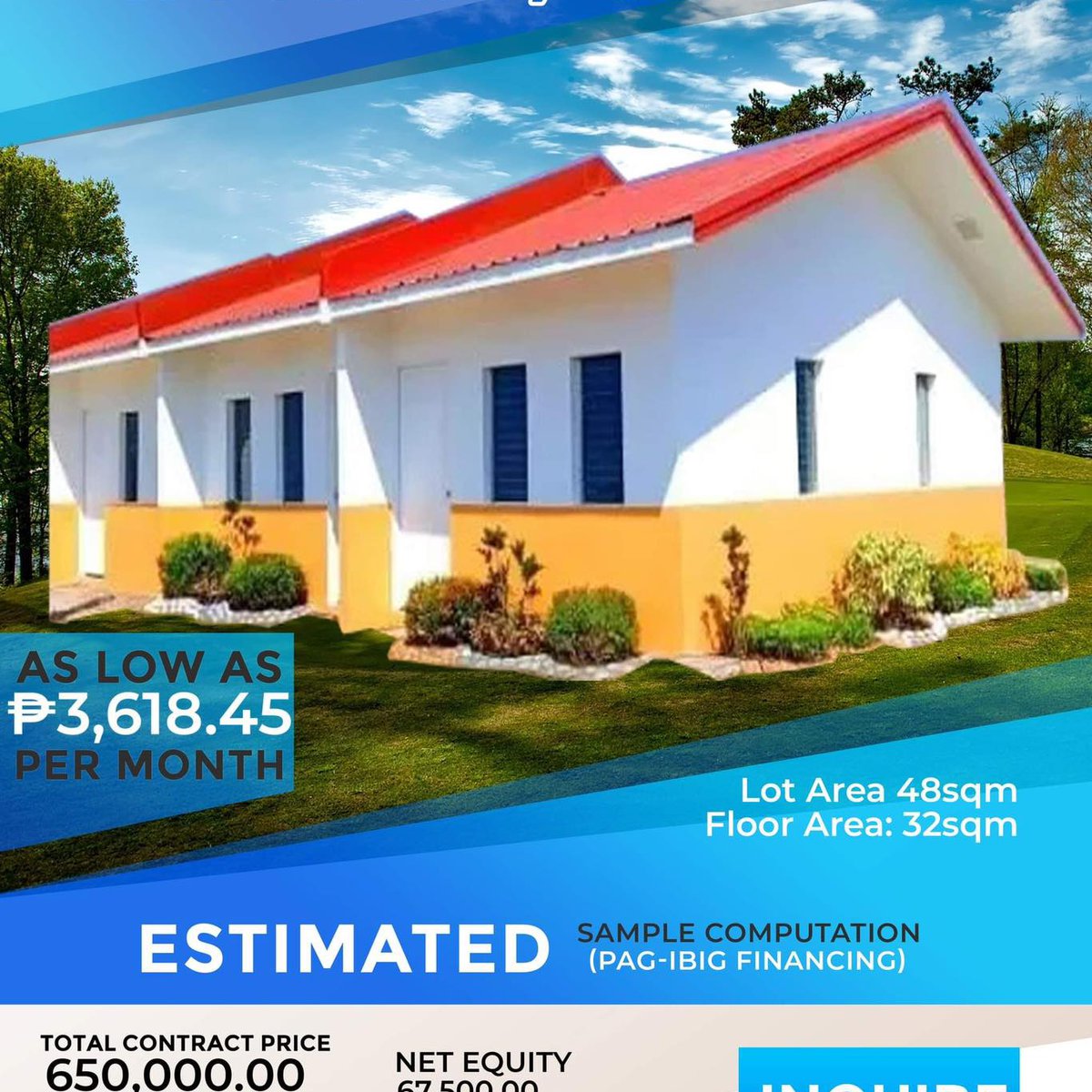 1-bedroom Rowhouse For Sale in Naic Cavite pre sell [House and Lot 🏘️ ...