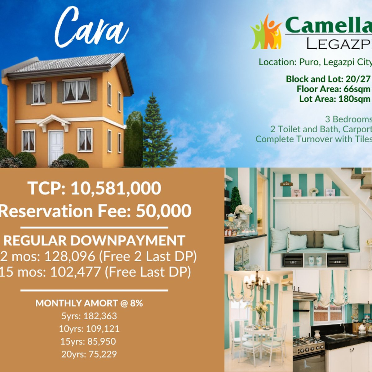 Cara Camella Legazpi - House & Lot For Sale [House and Lot 🏘️] (April ...