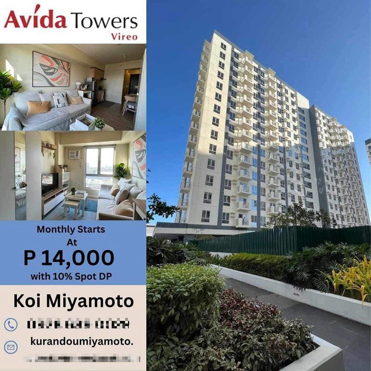 AVIDA TOWERS VIREO ARCA SOUTH ~ Taguig City [Condo 🏙️] (February 2024 ...