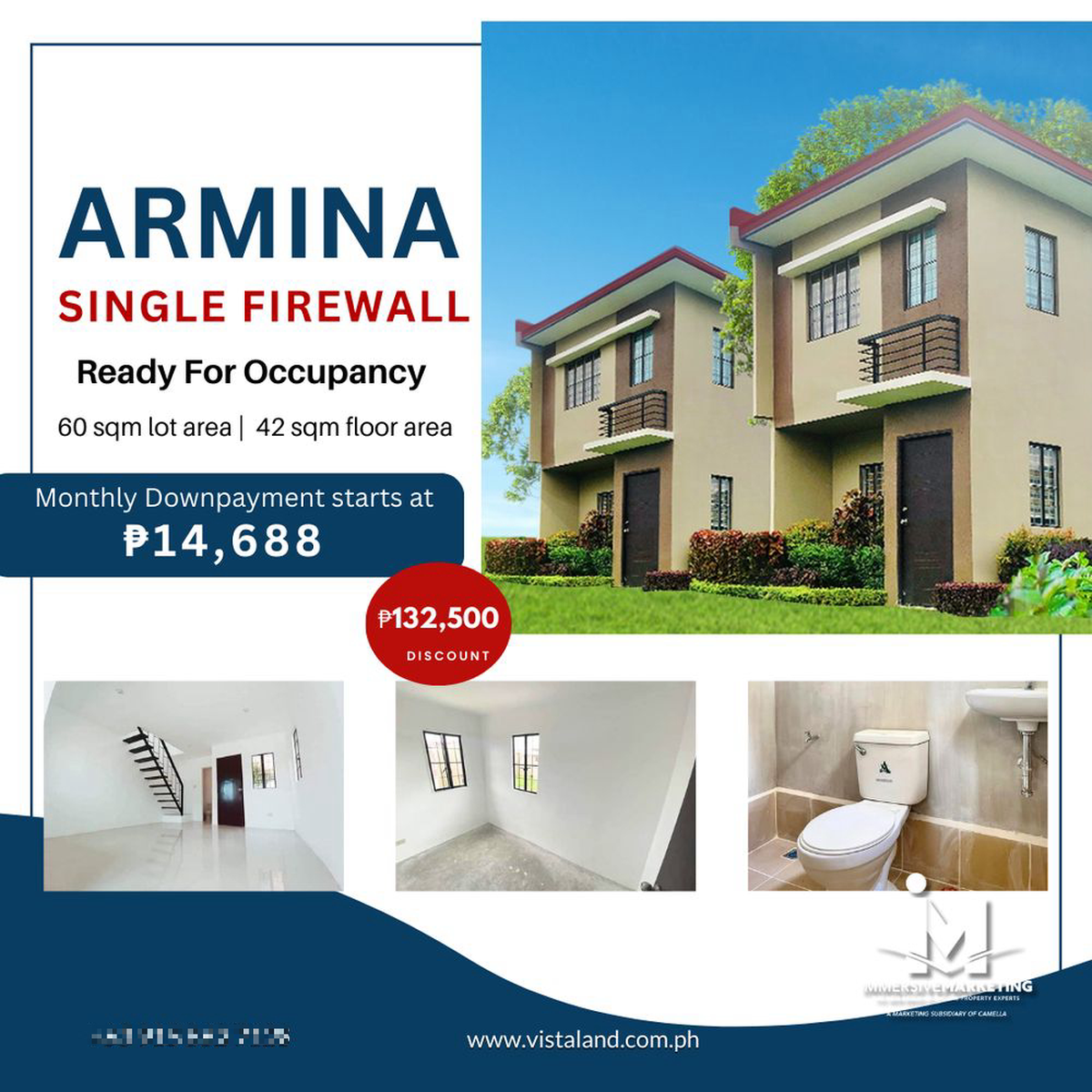 ARMINA SINGLE FIREWALL | 3 BEDROOMS AND 1 BATHROOM FOR SALE IN ILOILO ...