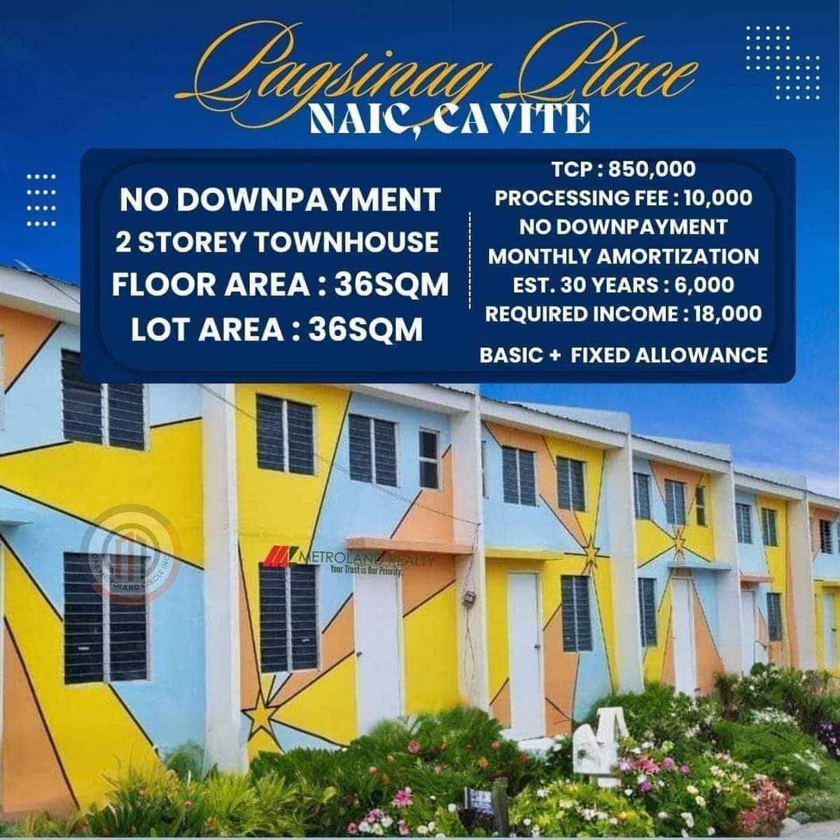 Pagsinag Place- 2-bedroom Townhouse For Sale in Naic Cavite [House and ...