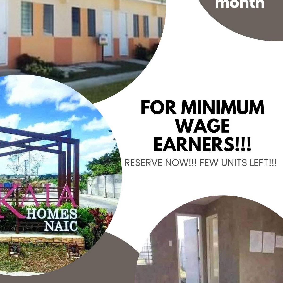 Preselling Rowhouse For Sale in KAIA PLUS HOMES Naic Cavite [House and ...