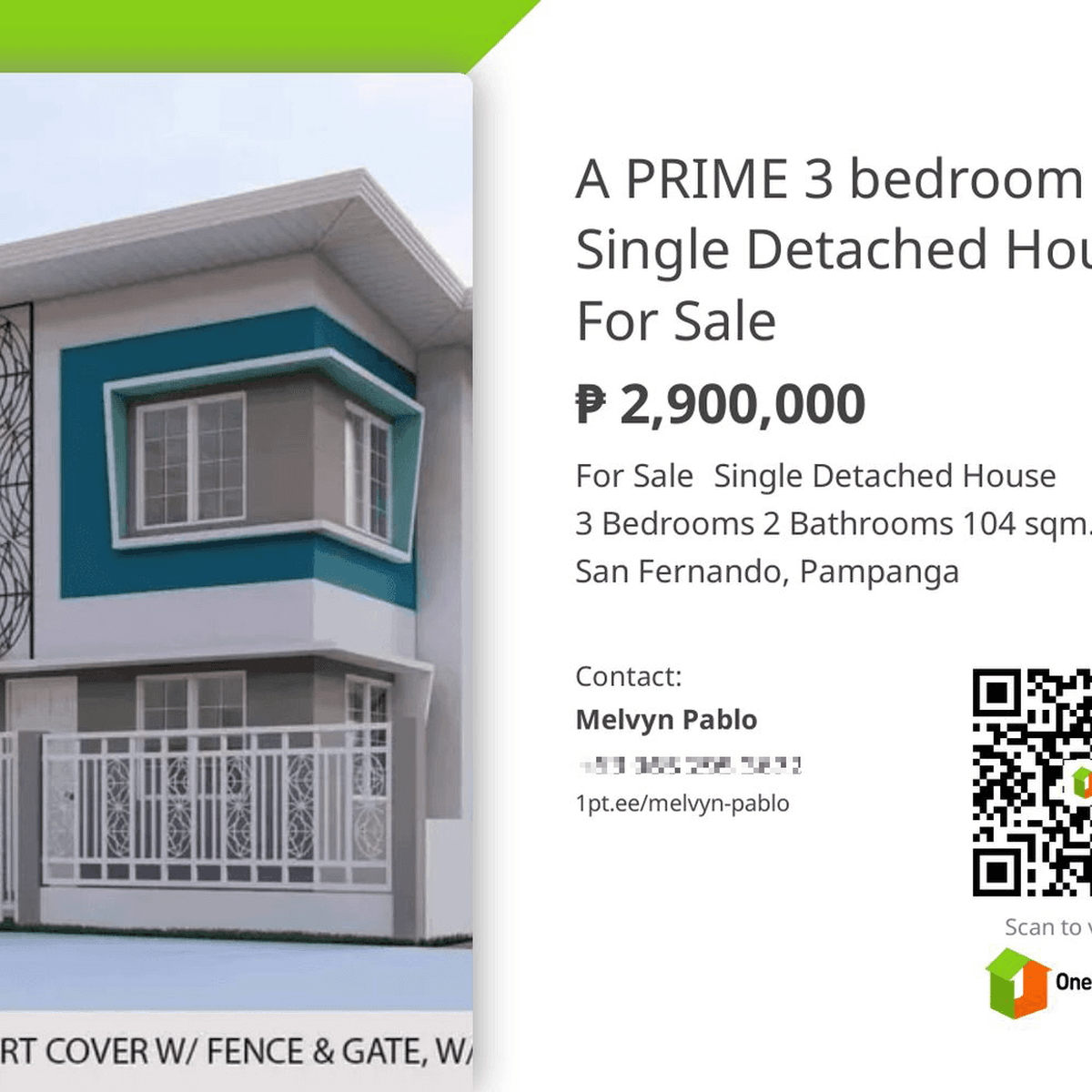 3-bedroom Single Detached House For Sale in San Fernando Pampanga ...