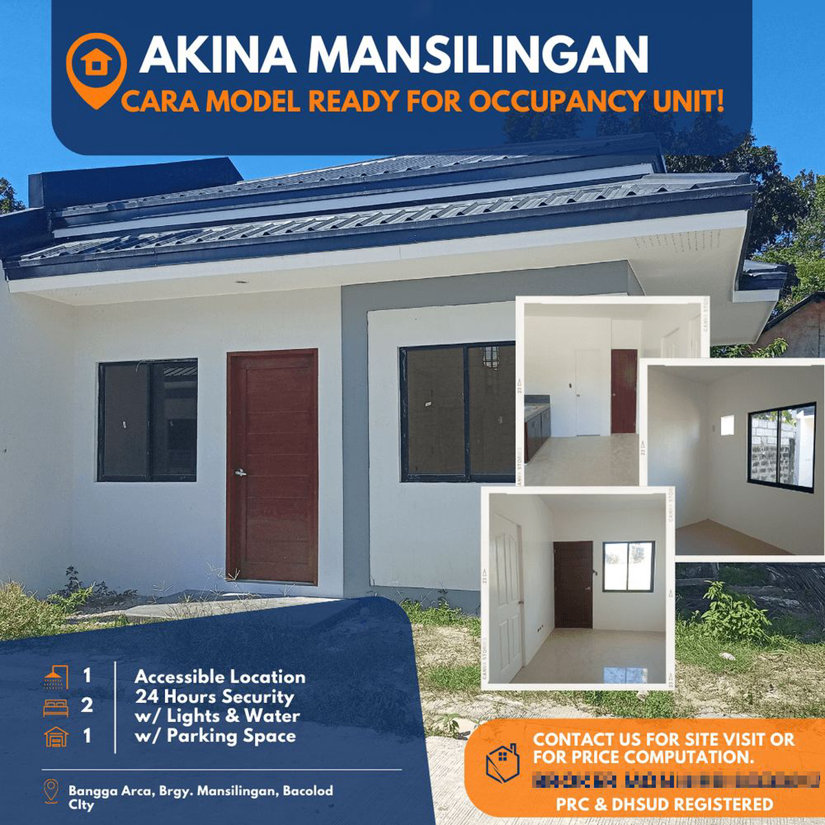 Akina 2BR Cara Model. Ready For Occupancy Unit. Price: 2.3M [House and ...
