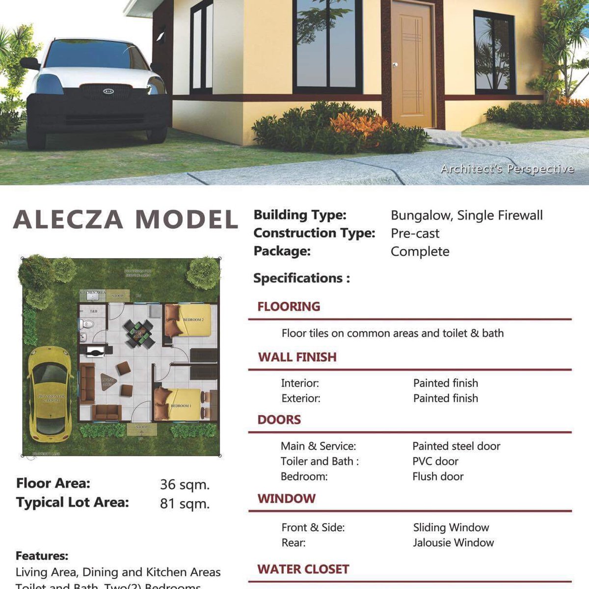 BRIA HOMES PILI CAMARINES SUR HOUSE AND LOT - ALECZA DX [House and Lot ...