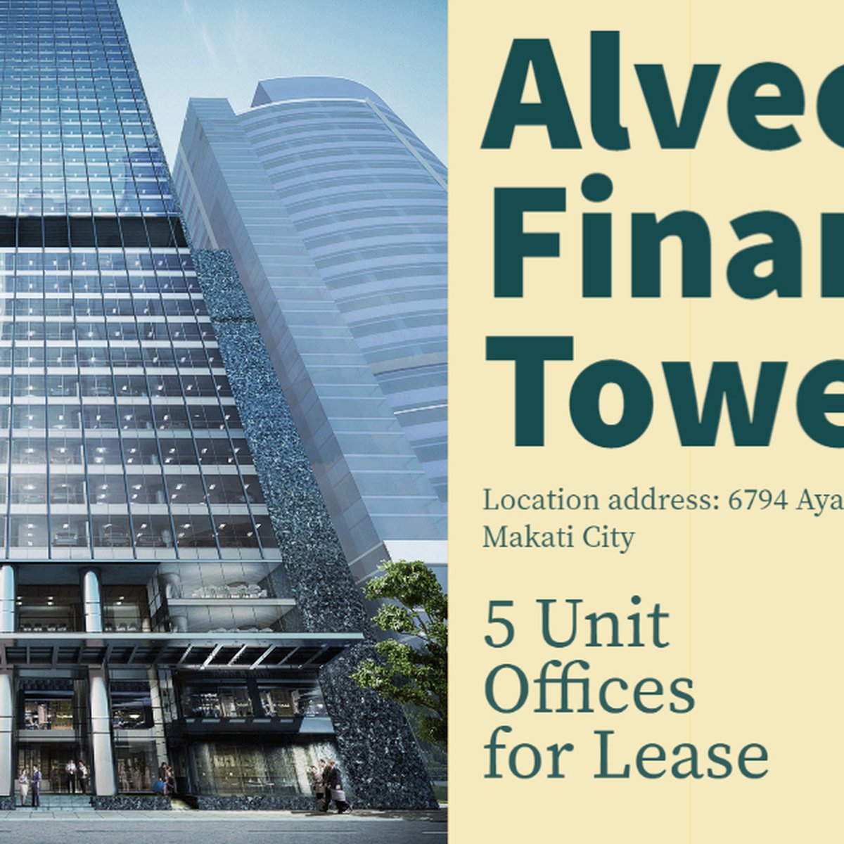 OFFICE SPACE - ALVEO FINANCIAL TOWER [Commercial Property 🏭] (October 2023) in Makati, Metro ...