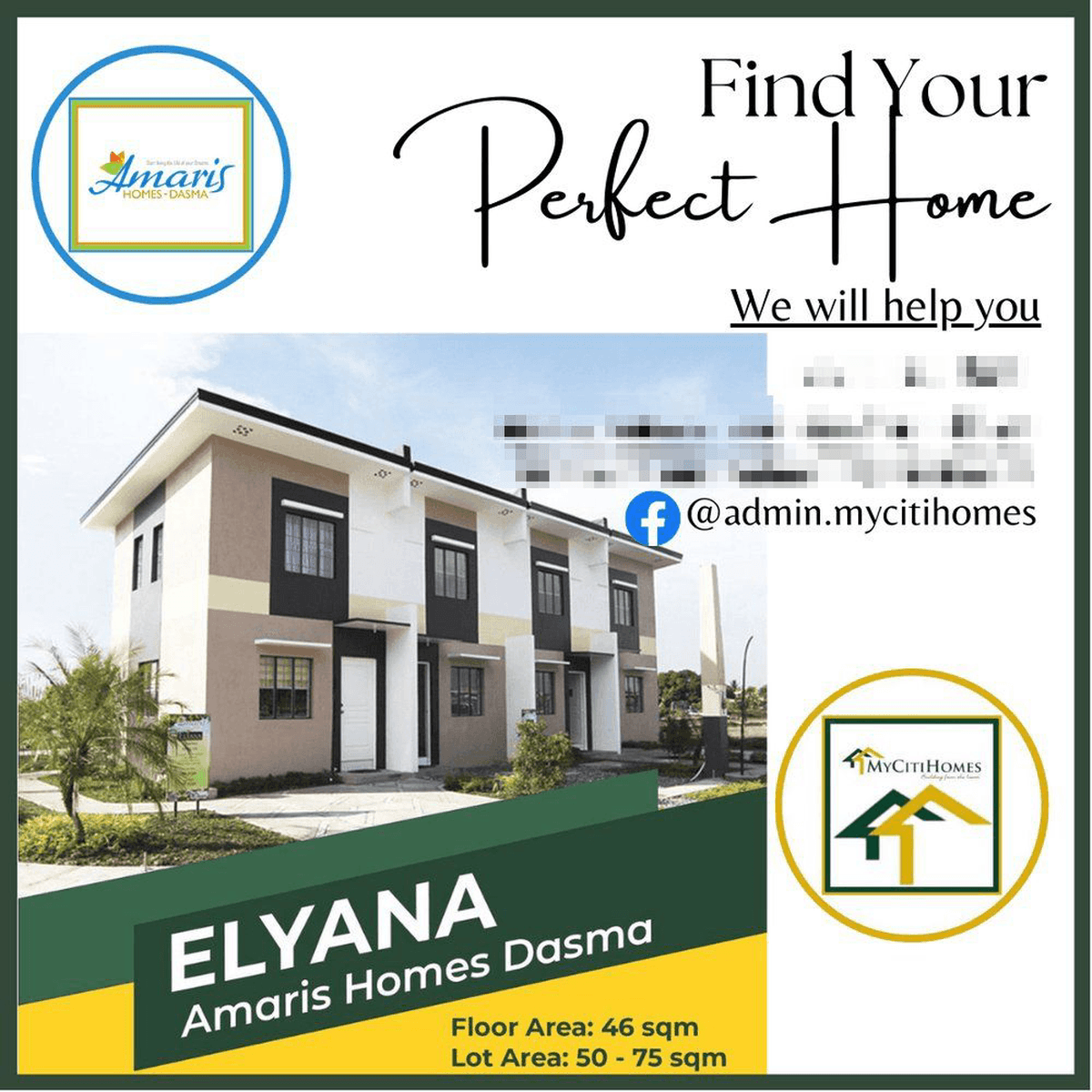 Amaris Homes Dasma Phase 2 | Elyana 2BR Townhouse | RFO & Non-RFO unit ...