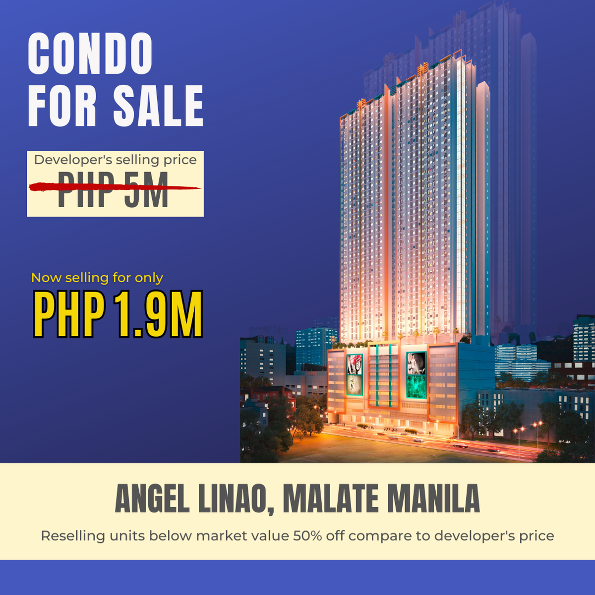 23.70 sqm Studio Condo For Sale in Malate Manila near La Salle Taft ...