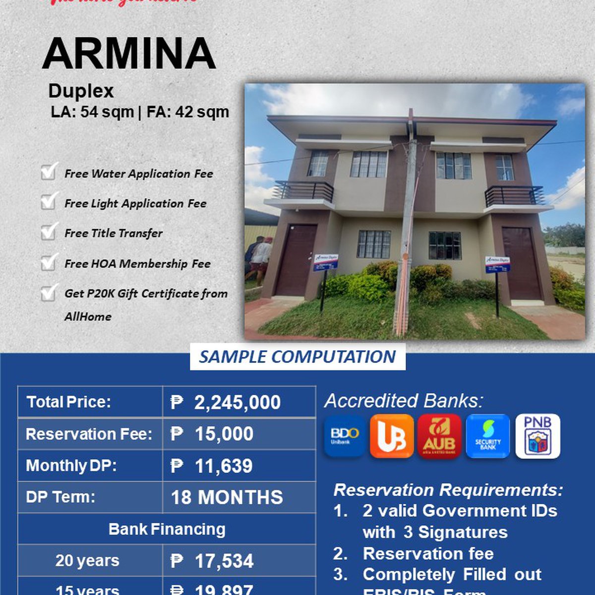 Armina Duplex: 3-bedroom House For Sale in Tagum City, Davao Del Norte [House and Lot 🏘️] (July ...