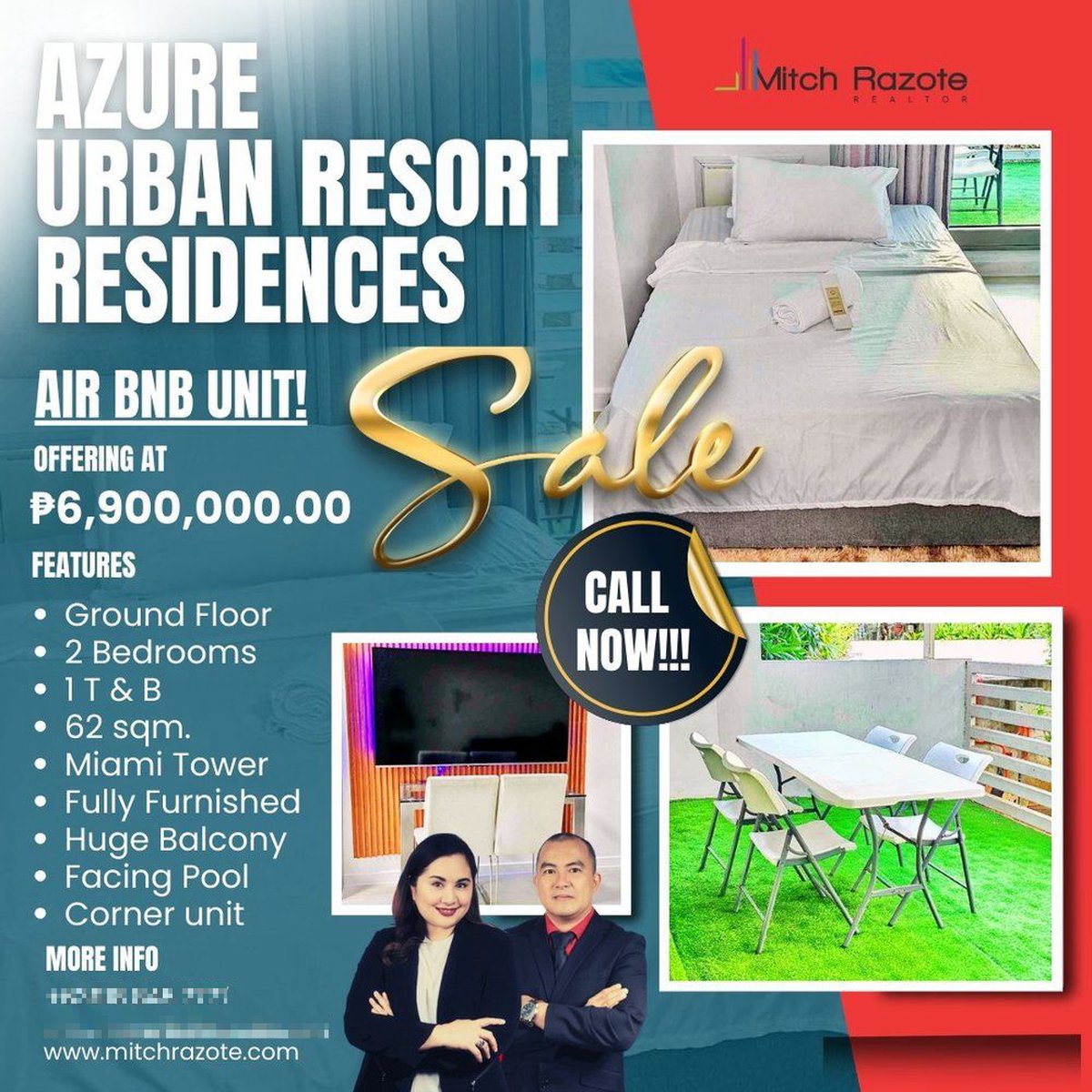 62 sqm. 2BR Air BnB Unit Azure Urban Resort Residences SM Bicutan [Condo 🏙️] (September 2024) in ...
