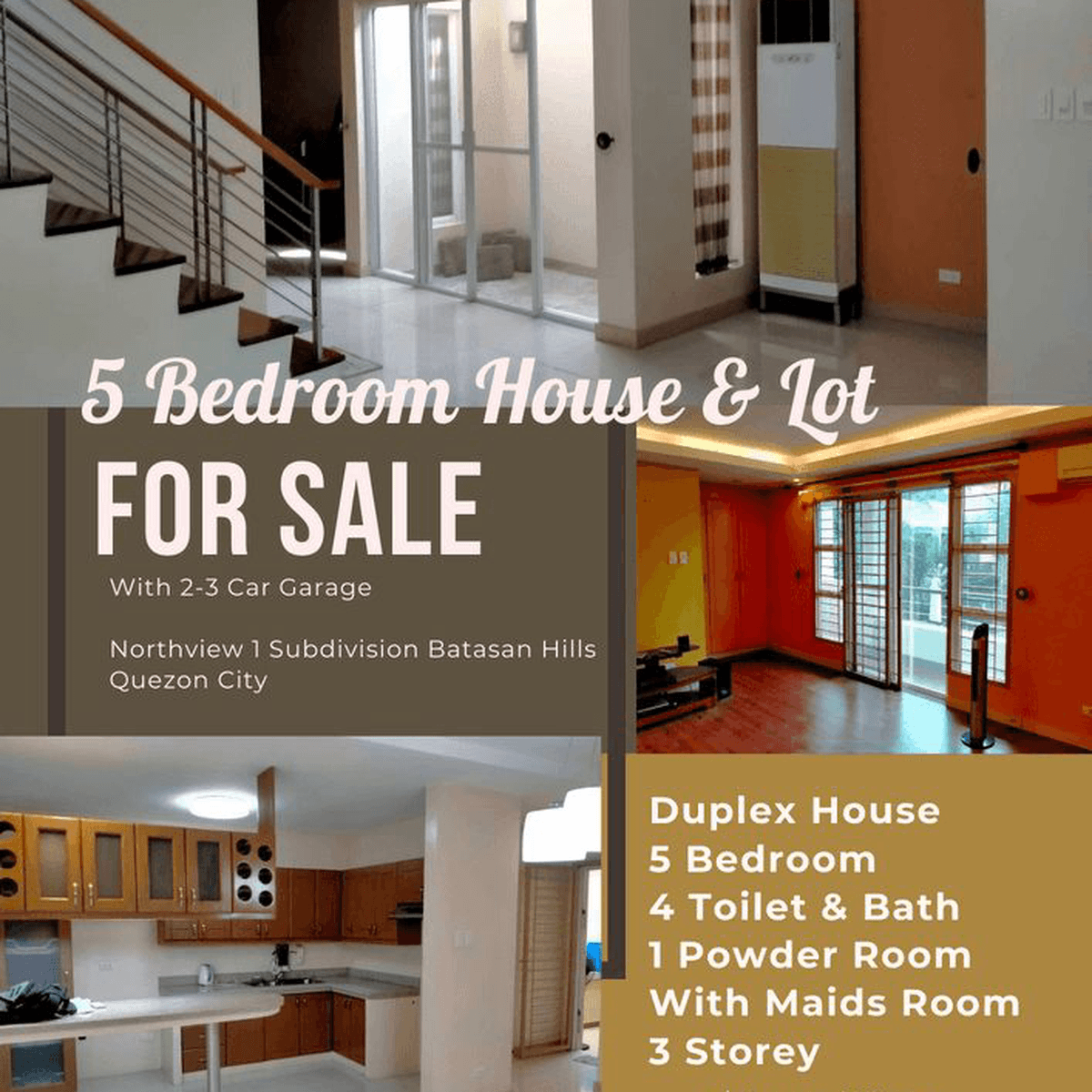 House and Lot For Sale in Batasan Hills Near Commonwealth [House and ...