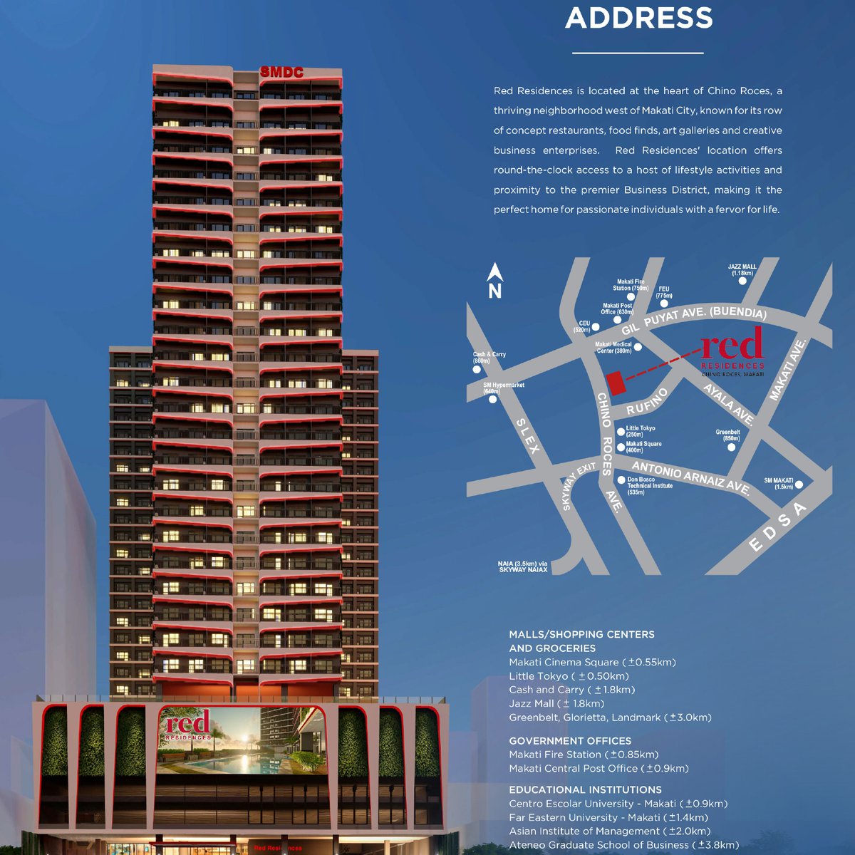 Red Residences [Condo 🏙️] (January 2024) in Makati, Metro Manila for sale