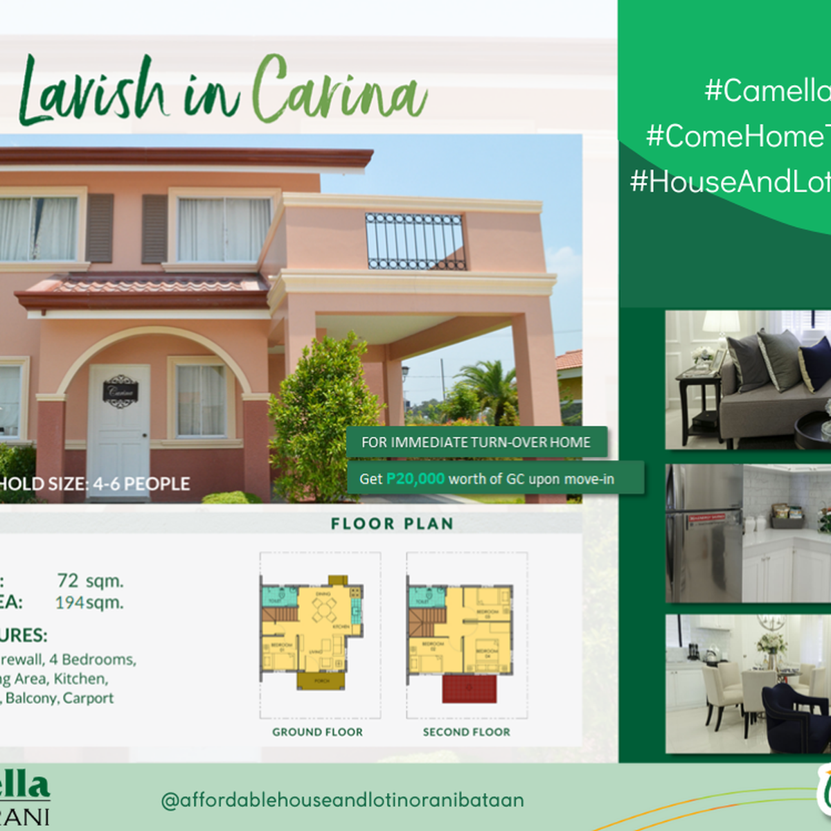 2 Storey Single firewall [House and Lot 🏘️] (October 2021) in Orani ...