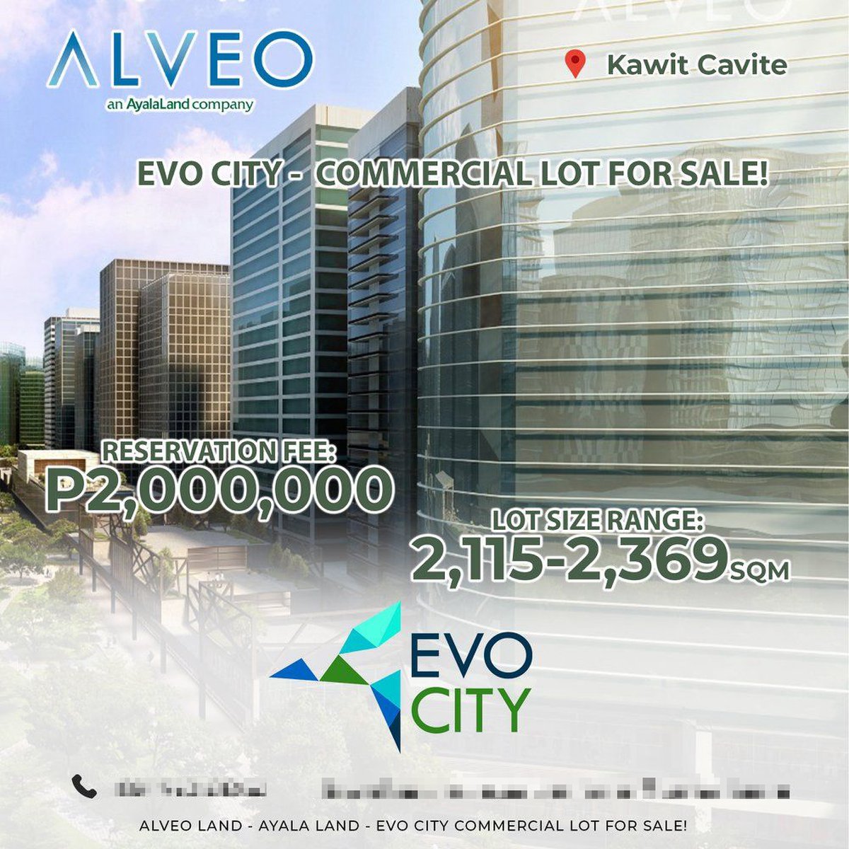 COMMERCIAL LOT FOR SALE AT EVO CITY BY ALVEO LAND - Kawit Cavite [Lot 🚜 ...
