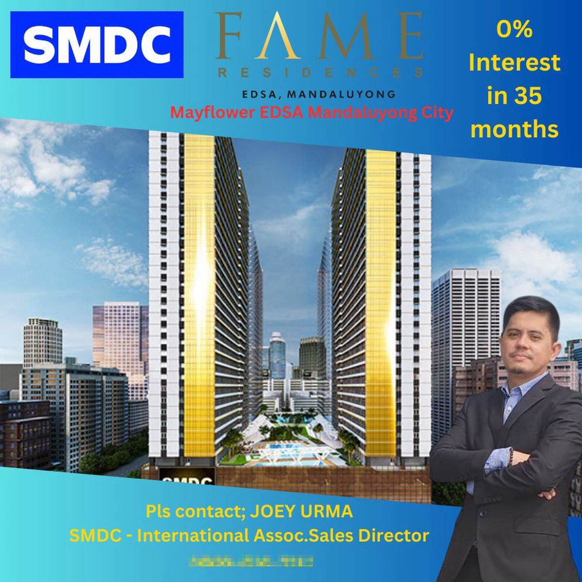 Fame Residences walking distance to SM Megamall and EDSA Shangrila ...