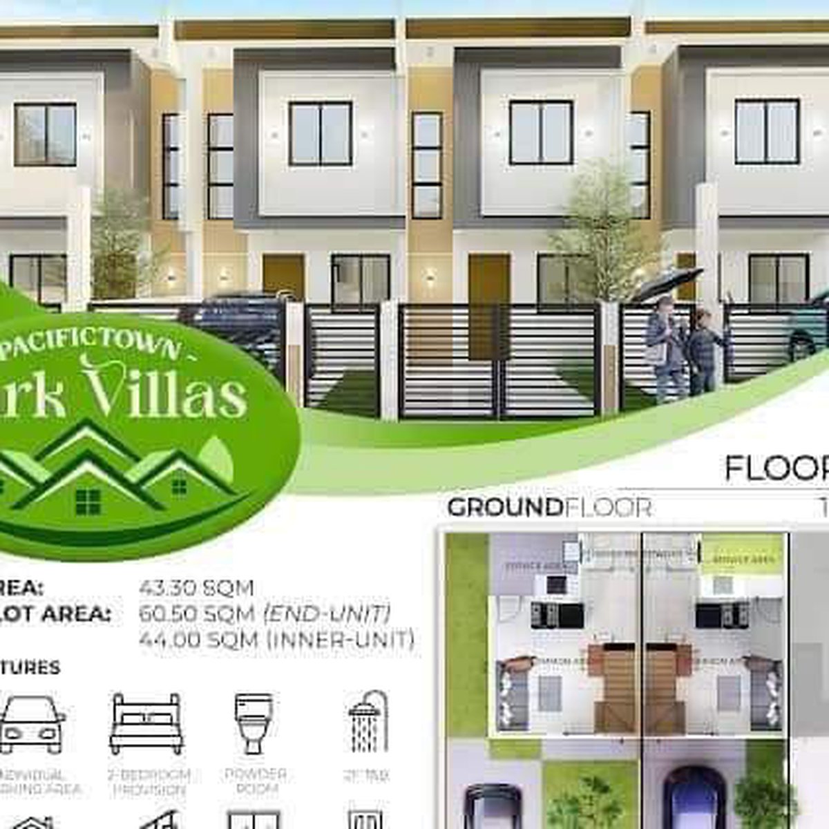 2-bedroom Townhouse with Fence in brgy,conchu Trece Martires Cavite ...