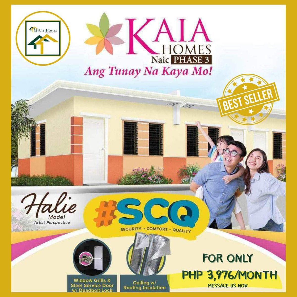 Pre-selling 1-bedroom Rowhouse For Sale thru Pag-IBIG in Naic Cavite ...